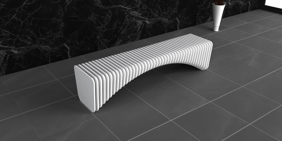 Parametric Bench Wooden - Parametric Seating Wooden Furniture ...