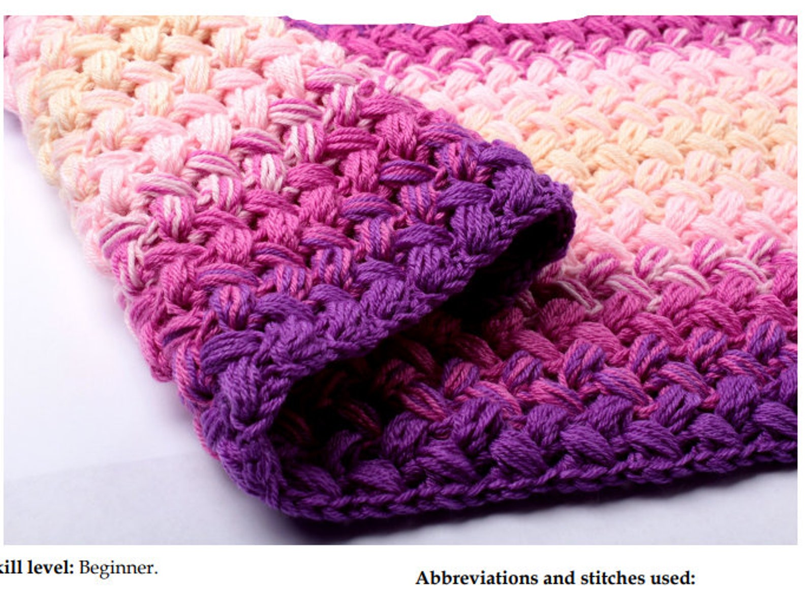 Crochet Pattern Jig-jag BLANKET PATTERN - Etsy