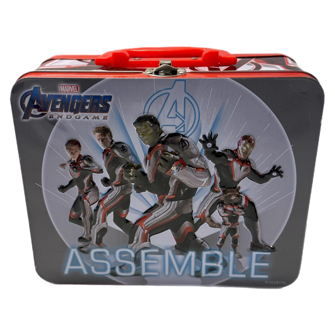 Avengers Assemble Endgame Metal Lunchbox Rare - Etsy