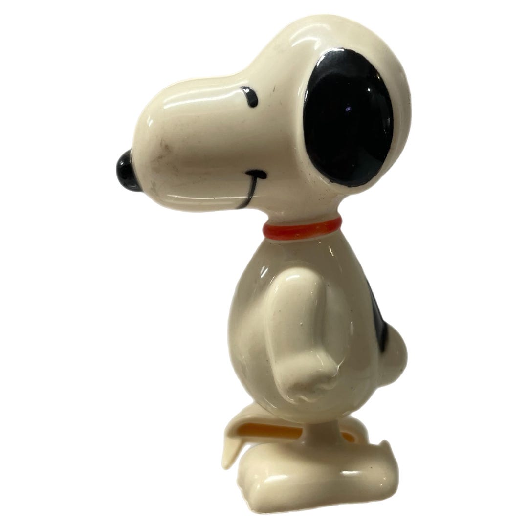1958 Vintage Peanuts Wind up Walking Snoopy Figurine - Etsy