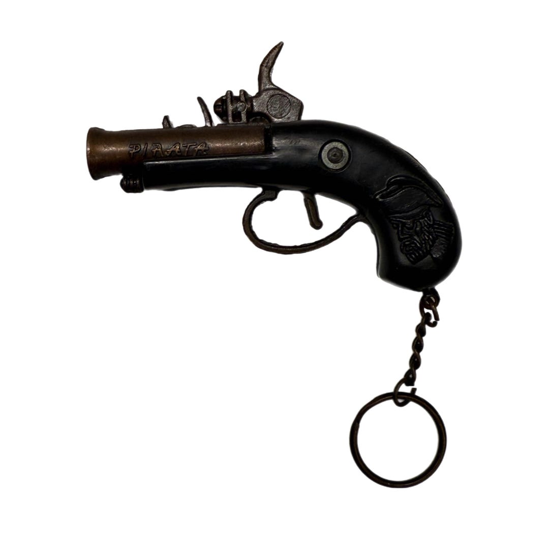 Vintage Flintlock Pirate Pistol Toy Cap Gun Keychain - Etsy