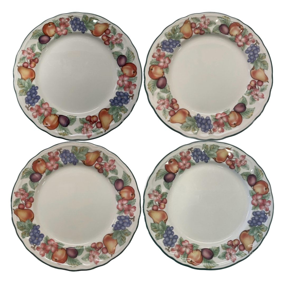 Set of 4 Epoch E801 Market Day Dinner Plates - Etsy