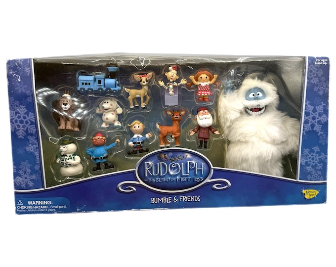 Vintage Rudolph the Red-nosed Reindeer Bumble & Friends the Island of ...