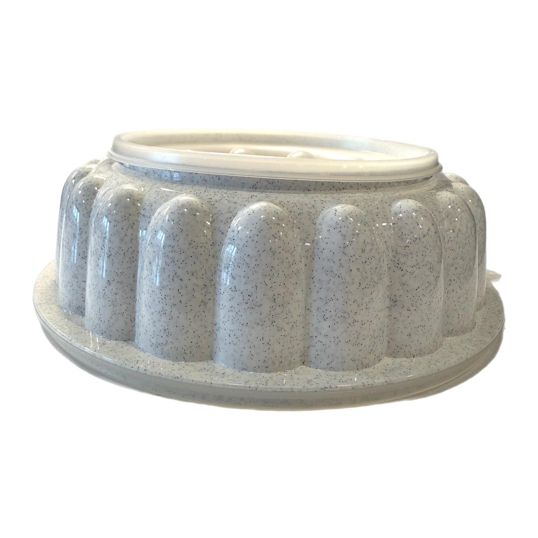NEW Tupperware 3-piece Speckled Gray Jello / Ice Mold Ring - Etsy