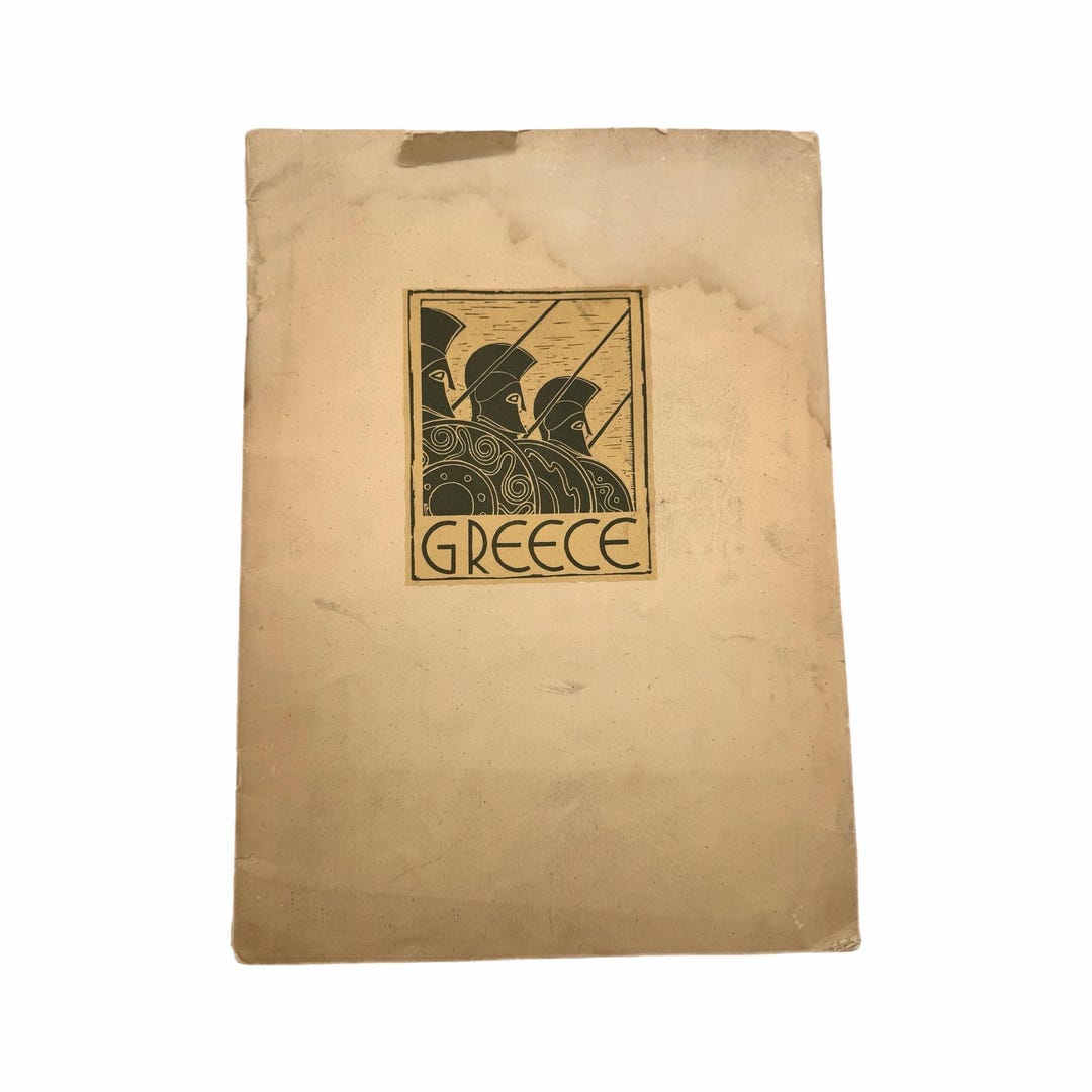 Vintage Greece Pamphlet From New York World Fair - Etsy UK