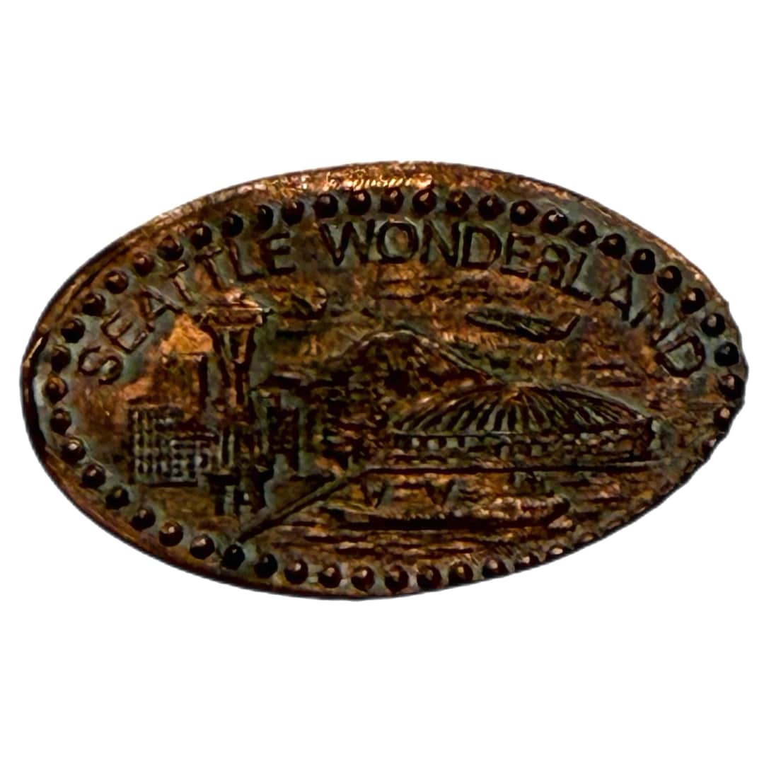 Retired Vintage Seattle Wonderland Elongated Smashed Collectible Penny ...