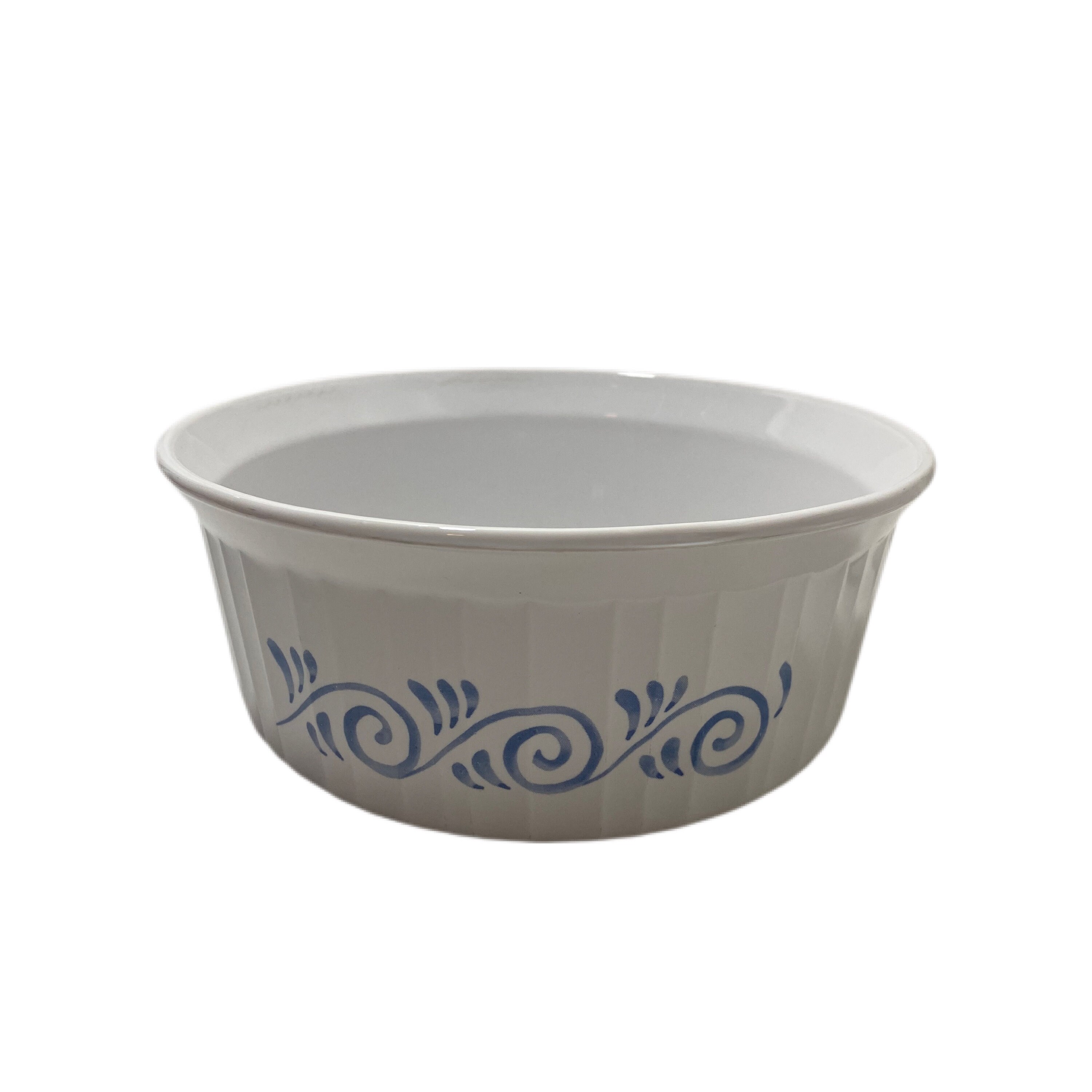 Vintage Corning Ware French White Round Casserole Dish F-1-B No Lid 1L ...