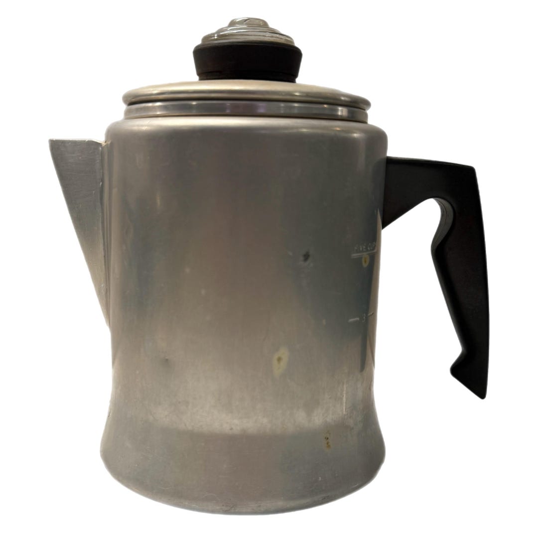 Vintage Rare Mirro 4-cup Aluminum Stovetop Coffee Percolator Maker - Etsy