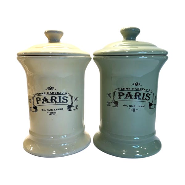 Vintage Paris Canister - Etsy