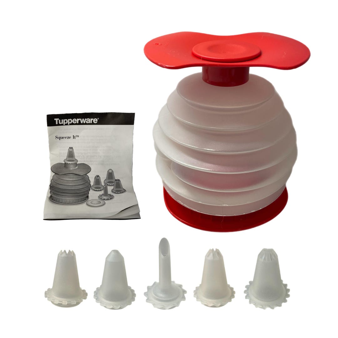 Tupperware Squeeze It Decorator Red 6253A-6 - Etsy
