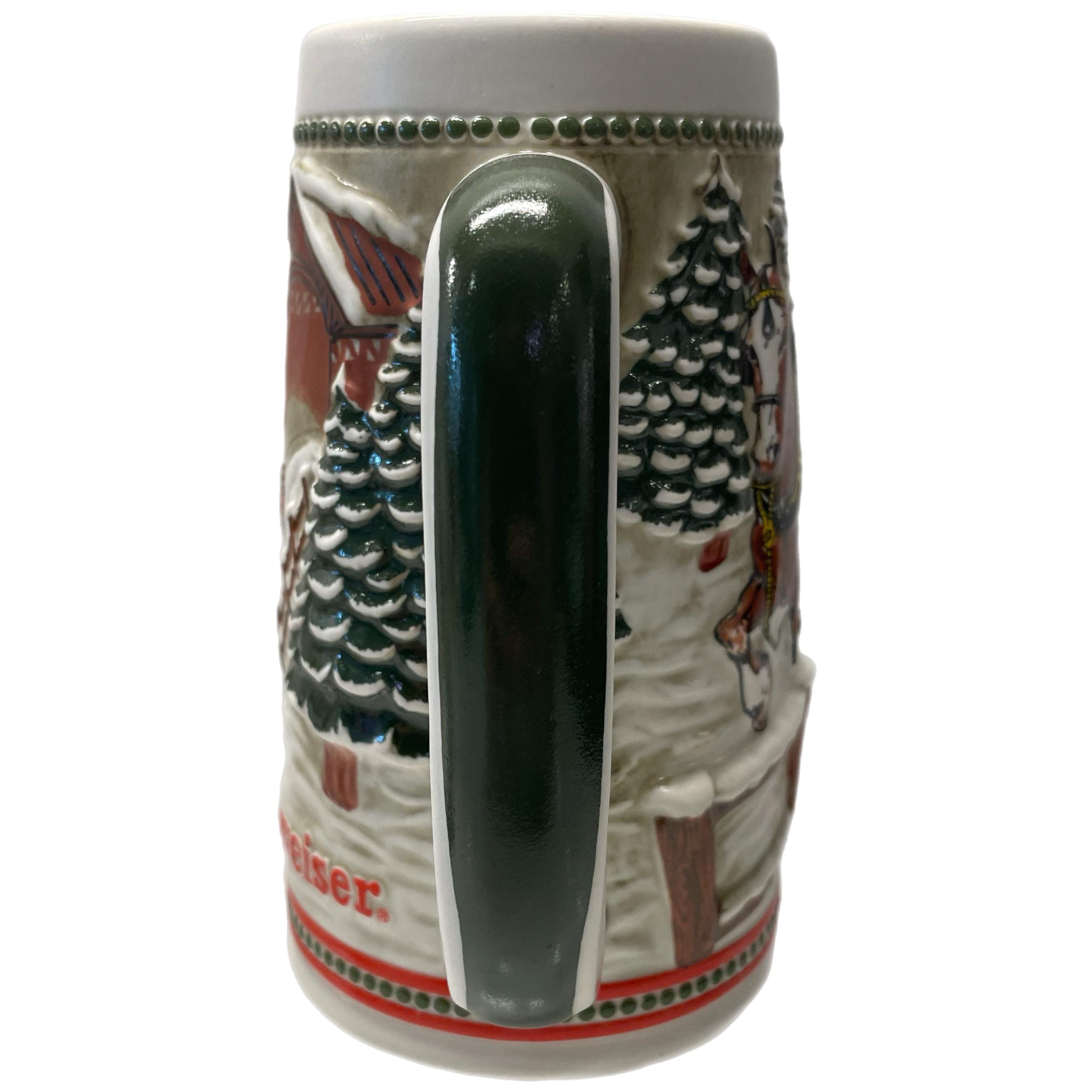 1984 Budweiser Beer Stein Snowy Winter's Eve Christmas - Etsy