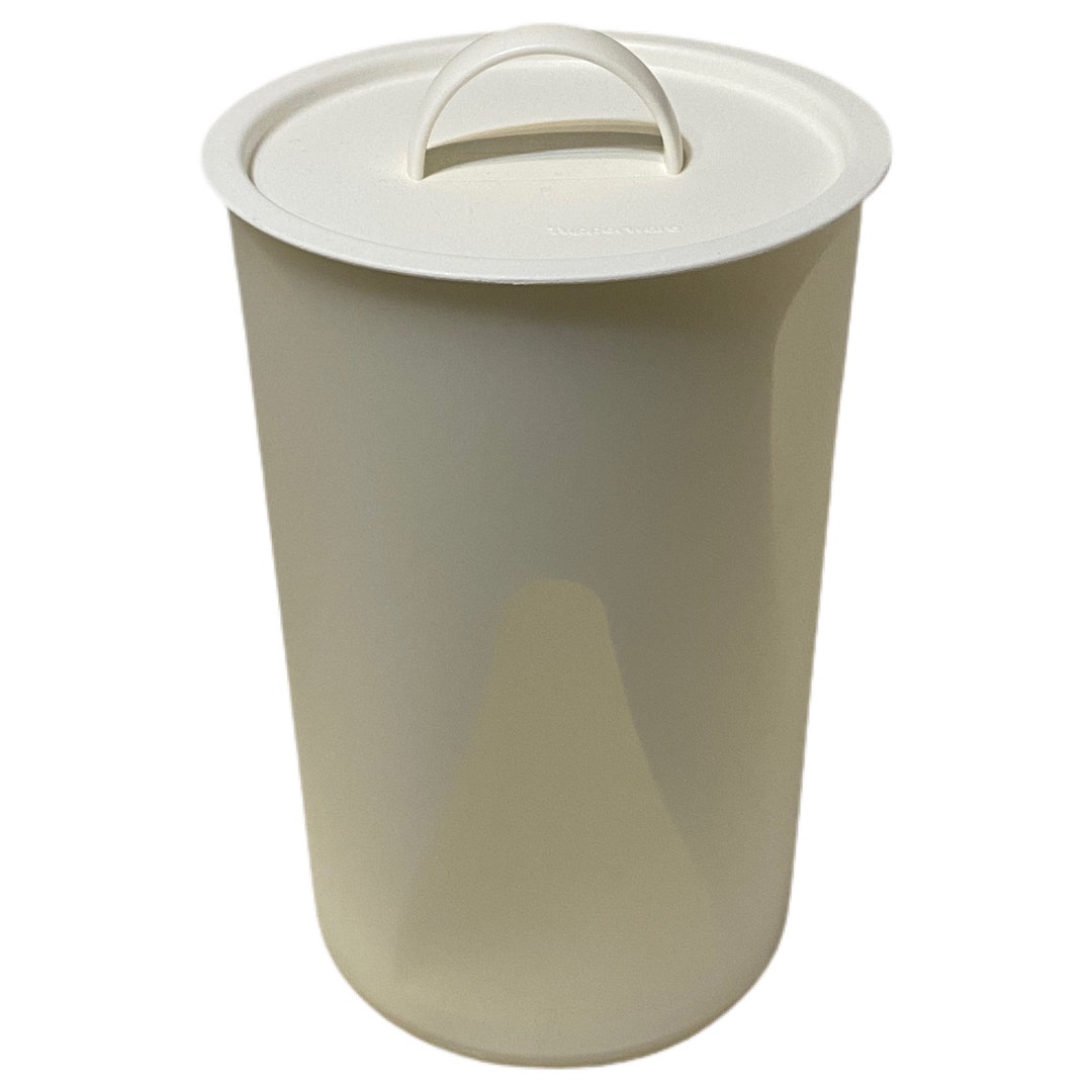 Tupperware White Bagel / Donut Holder Storage Container - Etsy