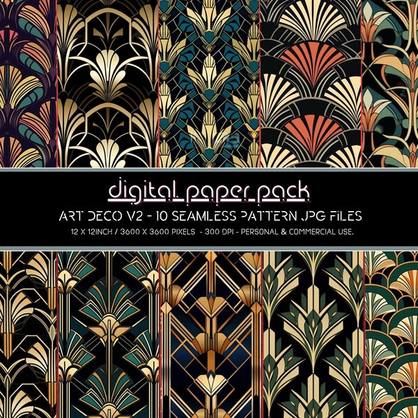 Art Deco Paper - Etsy
