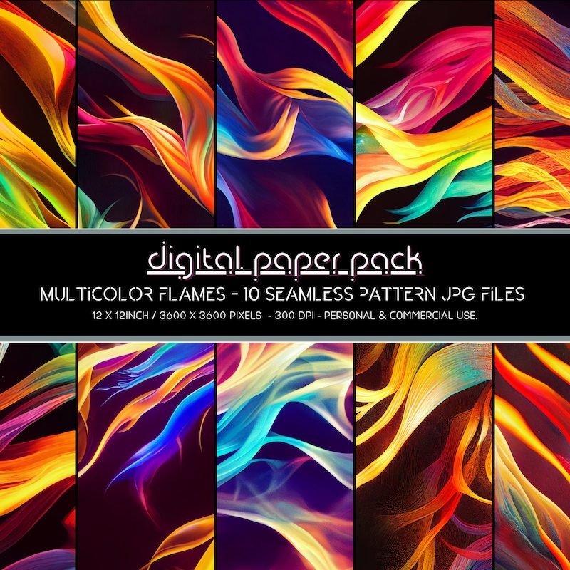 Flame Pattern - Etsy