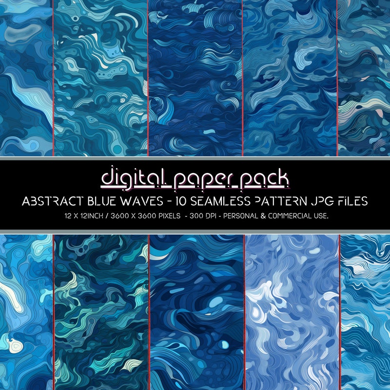 Waves Paper - Etsy