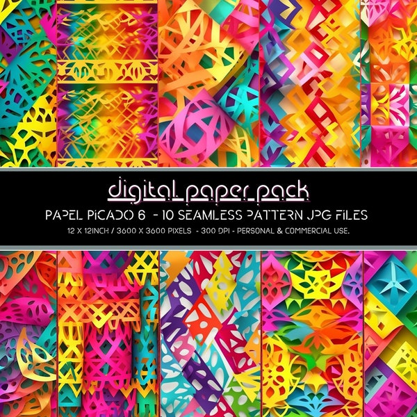 Papel Picado Digital - Etsy