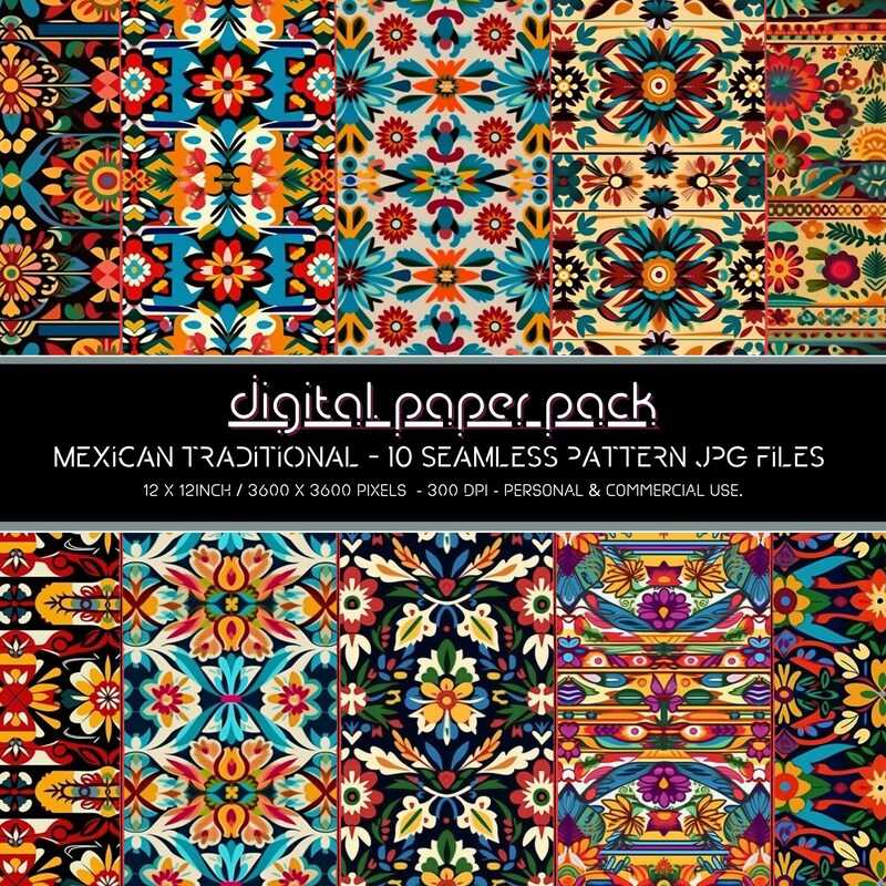 Mexican Patterns - Etsy