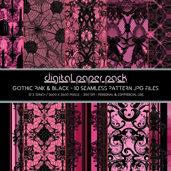 Pink Digital Paper - Etsy