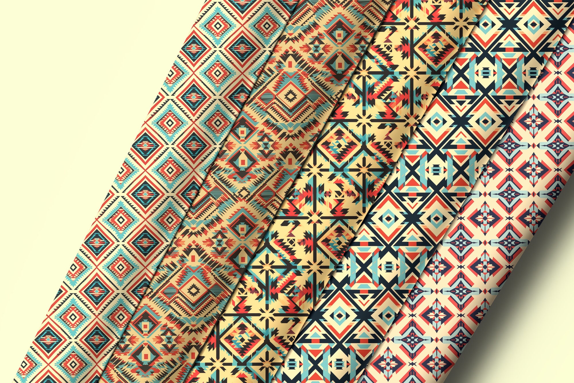 Native American V2 Patterns - Seamless Digital Paper Pack ...