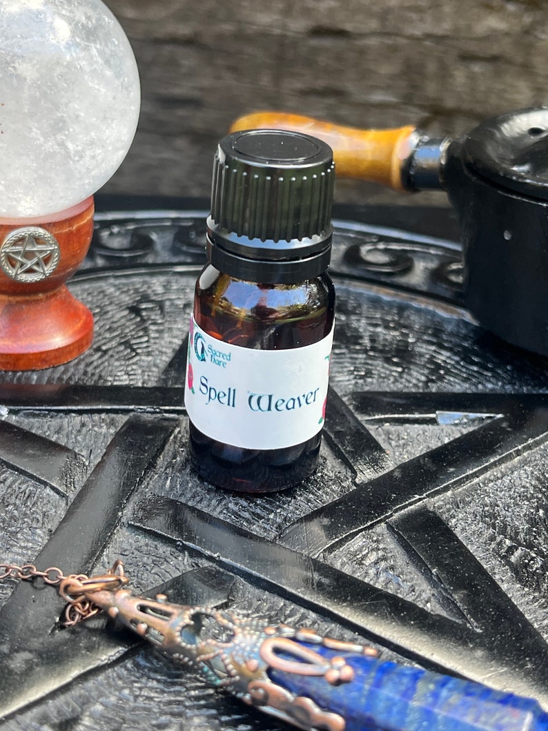 Spell Weaver Oil Anointing Ritual Spell Workings Magical Hoodoo Wicca ...