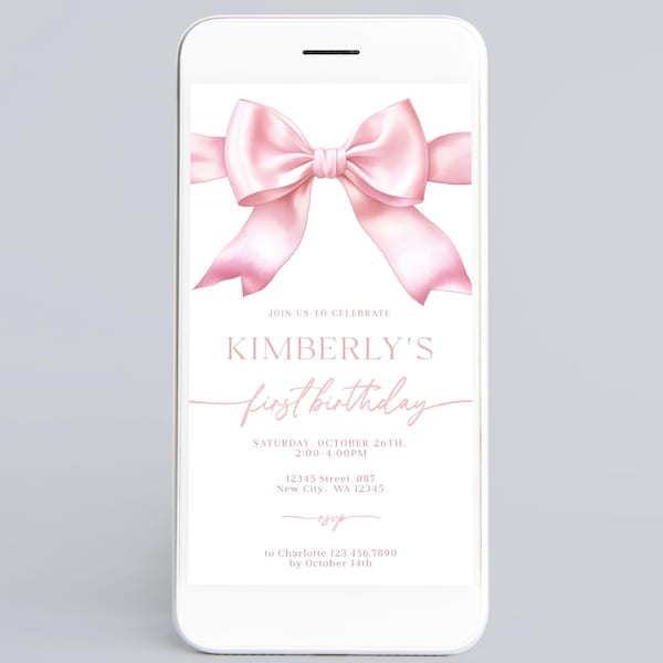 Phone Invitation - Etsy