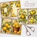 Vintage Lemons Junk Journal Kit, Lemons Junk Journal Pages, Yellow ...