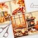 Cozy Autumn Junk Journal Kit, Fall Junk Journal Pages, Autumn Scene ...