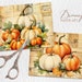 Pumpkins Junk Journal Paper, Vintage Autumn Junk Journal Kit, Pumpkins ...