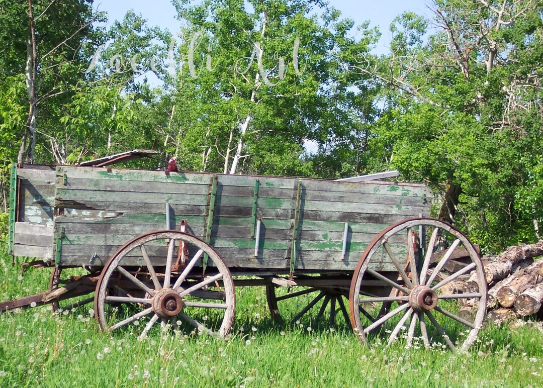 Vintage Wagon Art Print Printable Vintage Art Poster Print - Etsy