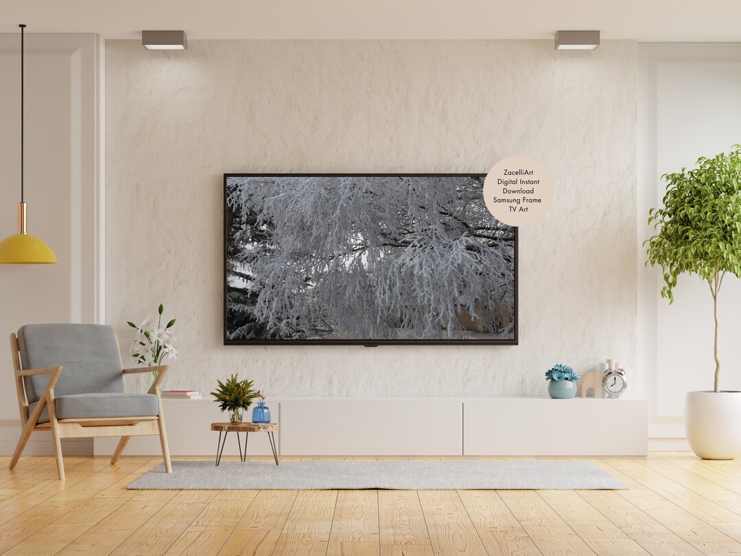 Winter Hoar Frost Scene: Samsung Frame TV Art (digital Download) - Etsy