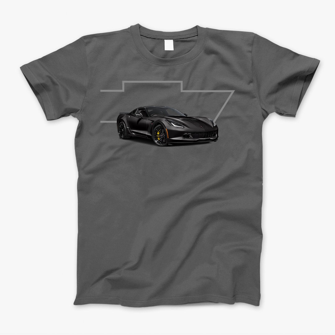 Chevrolet Corvette Z06 Black T-shirt Long Sleeve Sweatshirt - Etsy UK