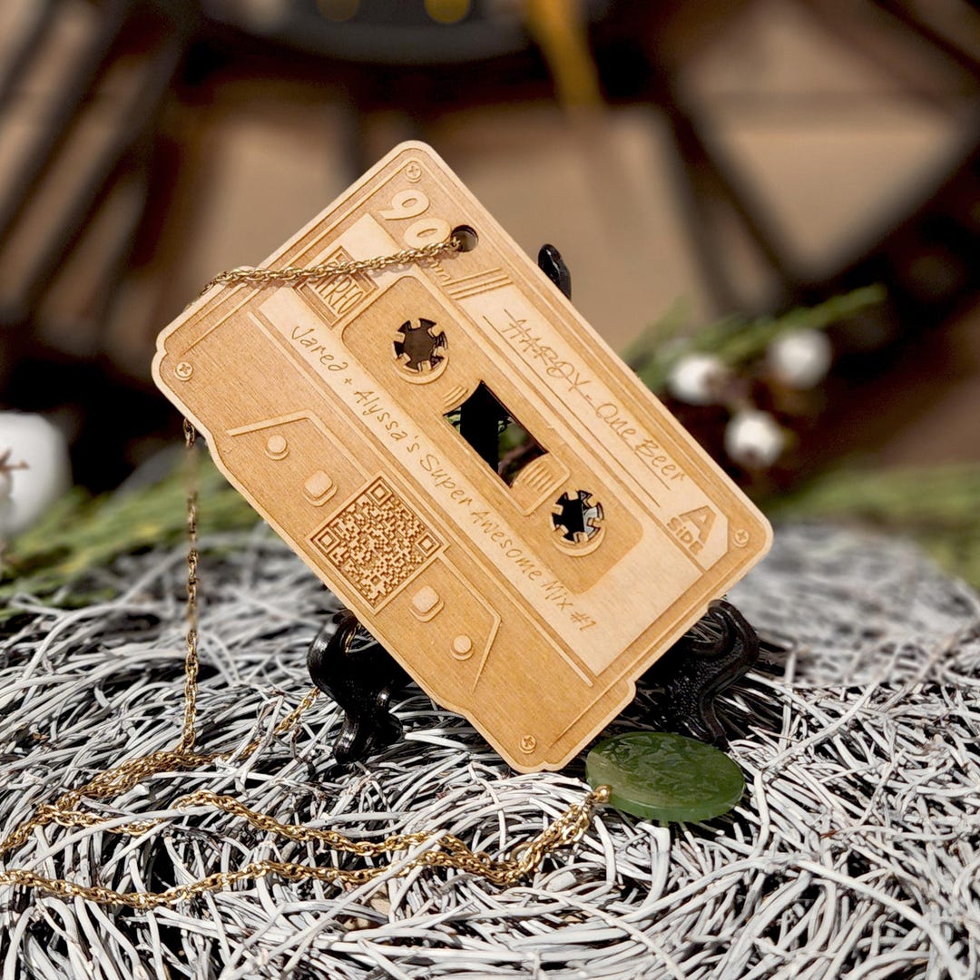 Customizable Retro Mix Tape With QR Code - Valentine's Day, Wedding ...