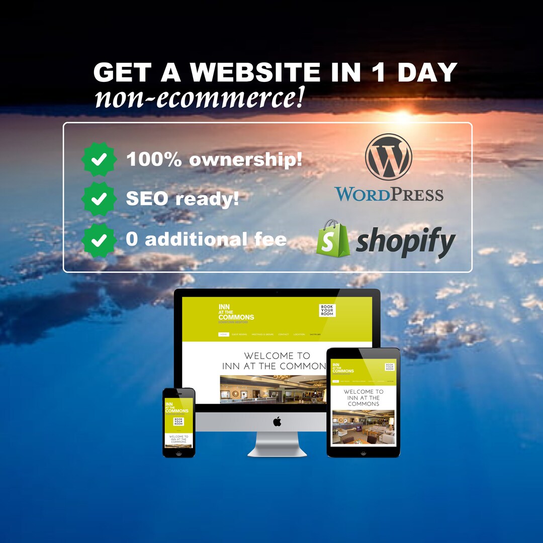 Custom Non-ecommerce Website, Custom Website Design, Custom Wordpress Website, Custom Shopify ...