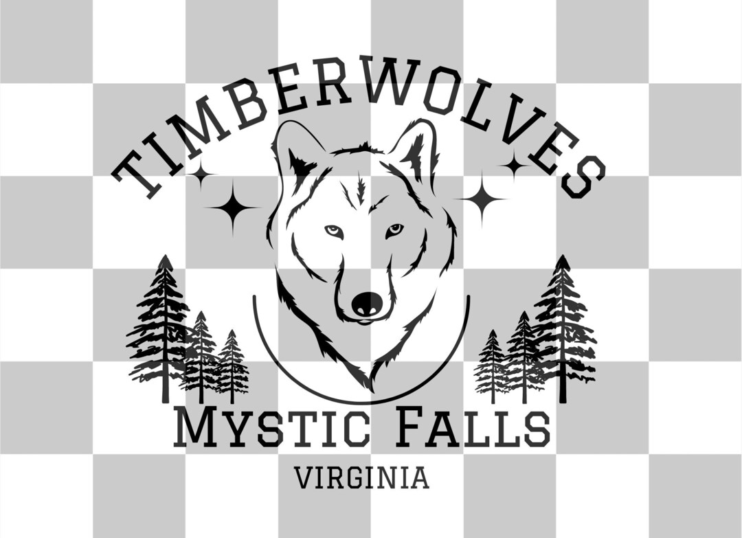 Vampire Diaries Inspired Timberwolves Mystic Falls SVG - Etsy