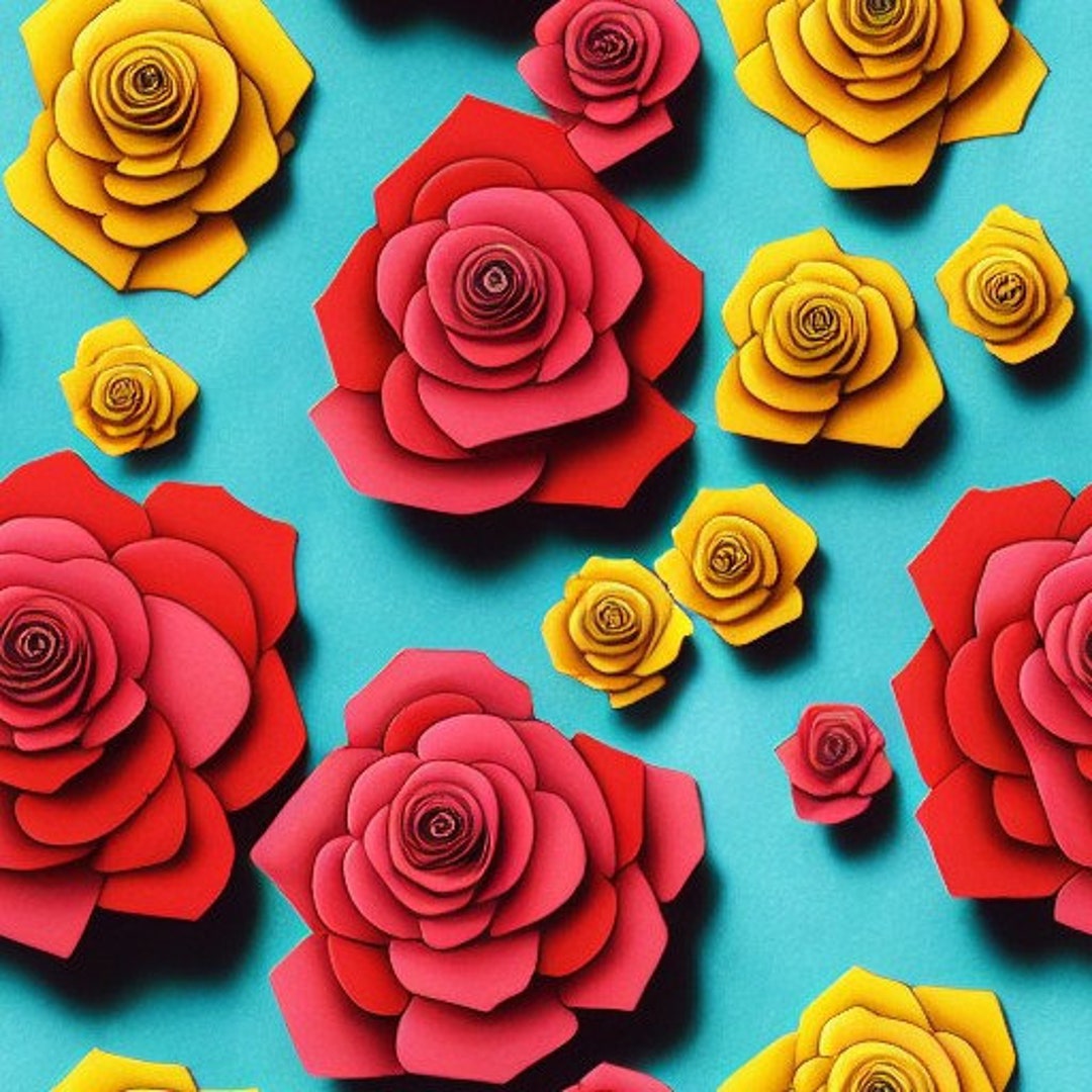 Floral Pattern, Printable Wallpaper, Garden Flowers, Scrapbooking Paper ...