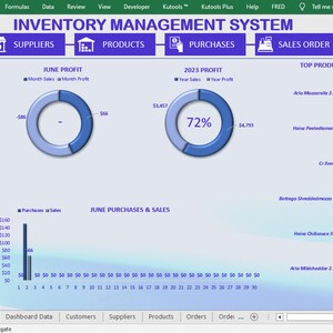 All-in-one Inventory Management System, Small Business Inventory Excel ...