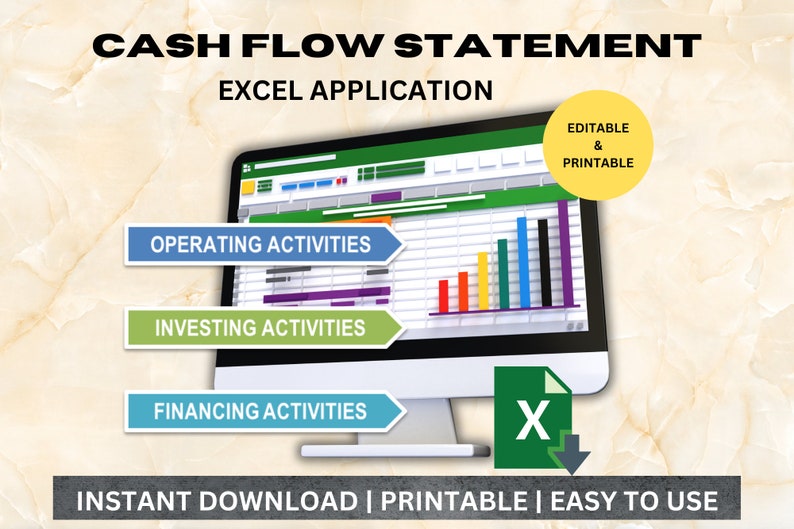 Cash Flow Statement Excel App Business Plan Brilliance Startups