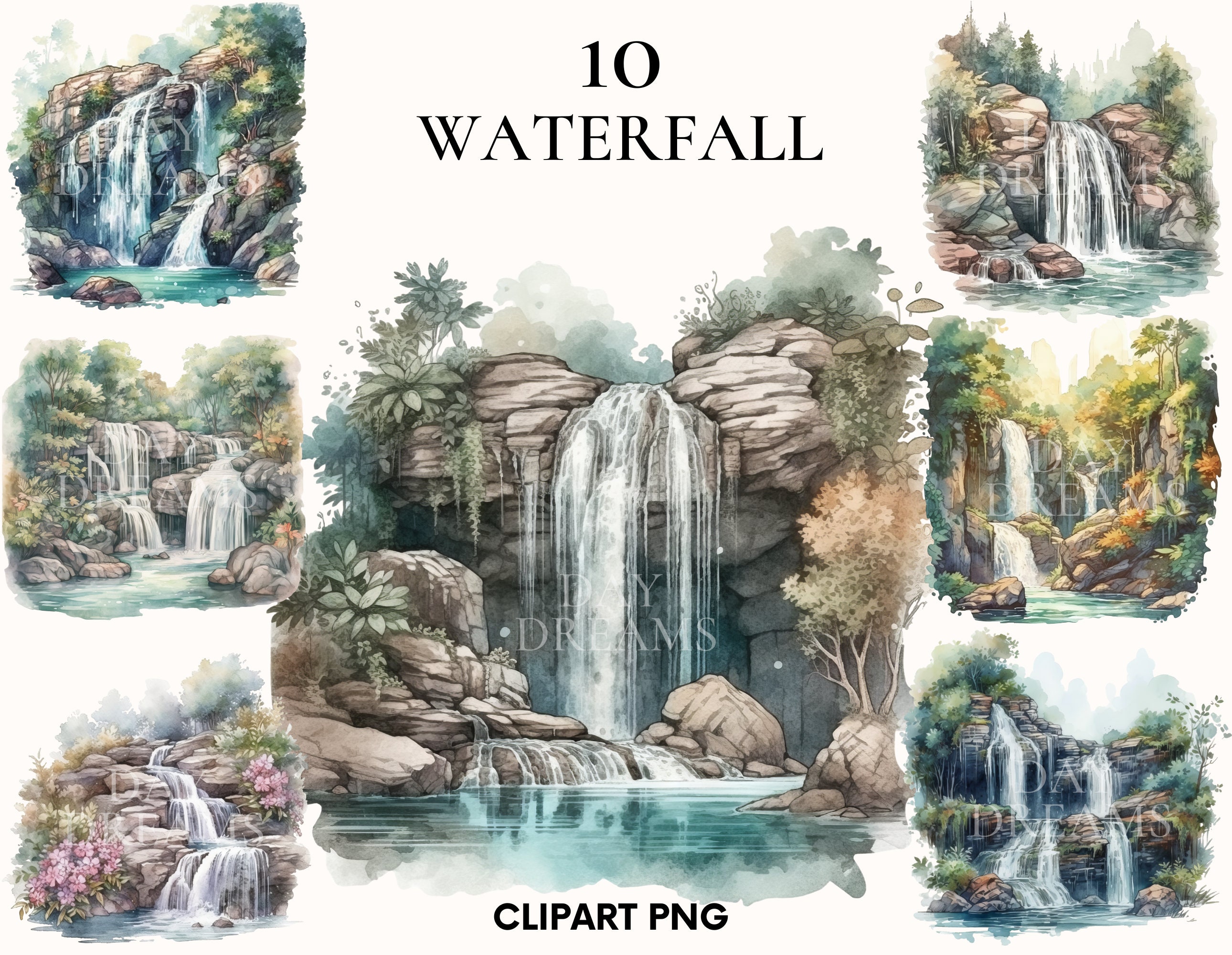 Water Fall Clipart