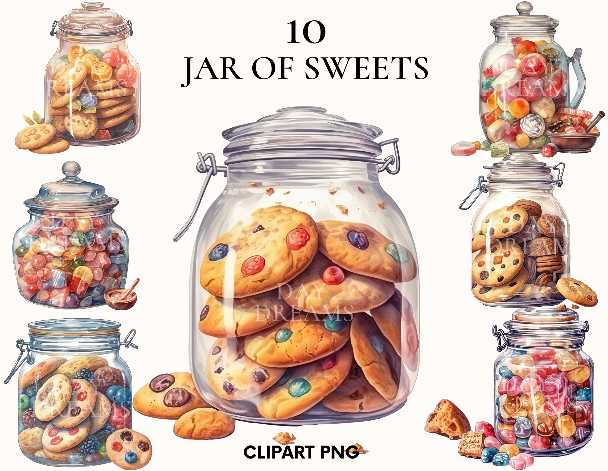 Jar Of Sweets Clipart