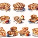 Apple Pie Clipart Food Clipart Bundle Cute Small Cake - Etsy