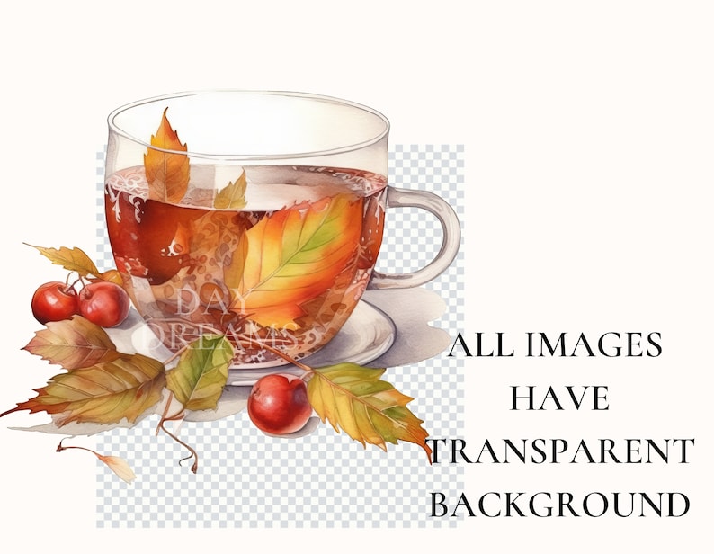 Watercolor Tea Cup Clipart, Tea Party Clipart Bundle, Cute Japanese Tea ...