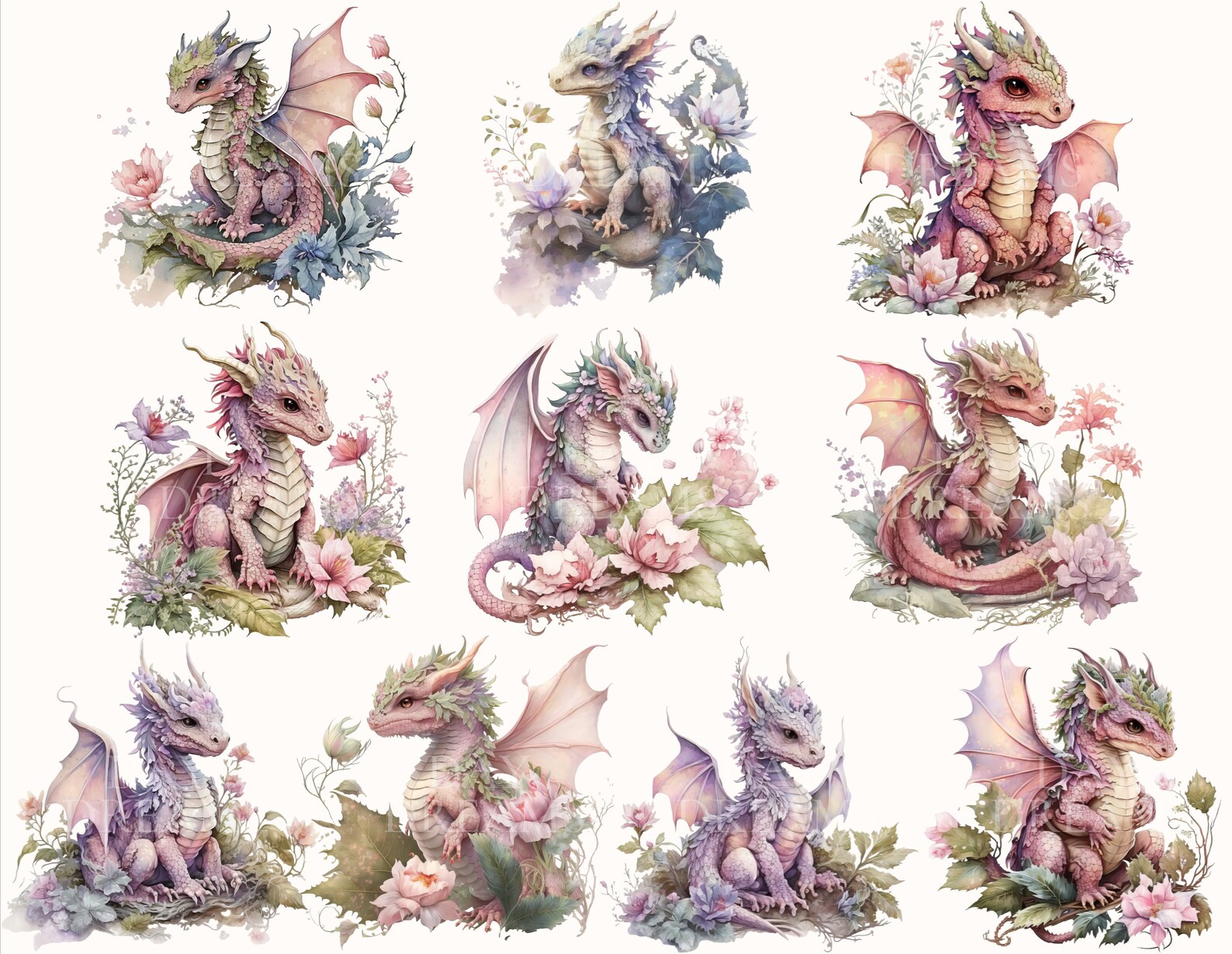 Dragon Clipart, Fairy Tale Clipart, Baby Dragon Png, Dragon in Egg ...