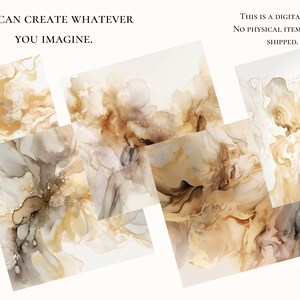 Gray and Gold Marble Digital Paper, Marble Texture, Gold Marble ...