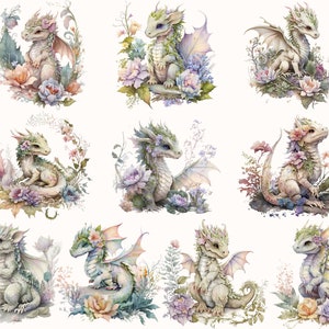 Dragon Clipart, Fairy Tale Clipart, Baby Dragon Png, Dragon in Egg ...