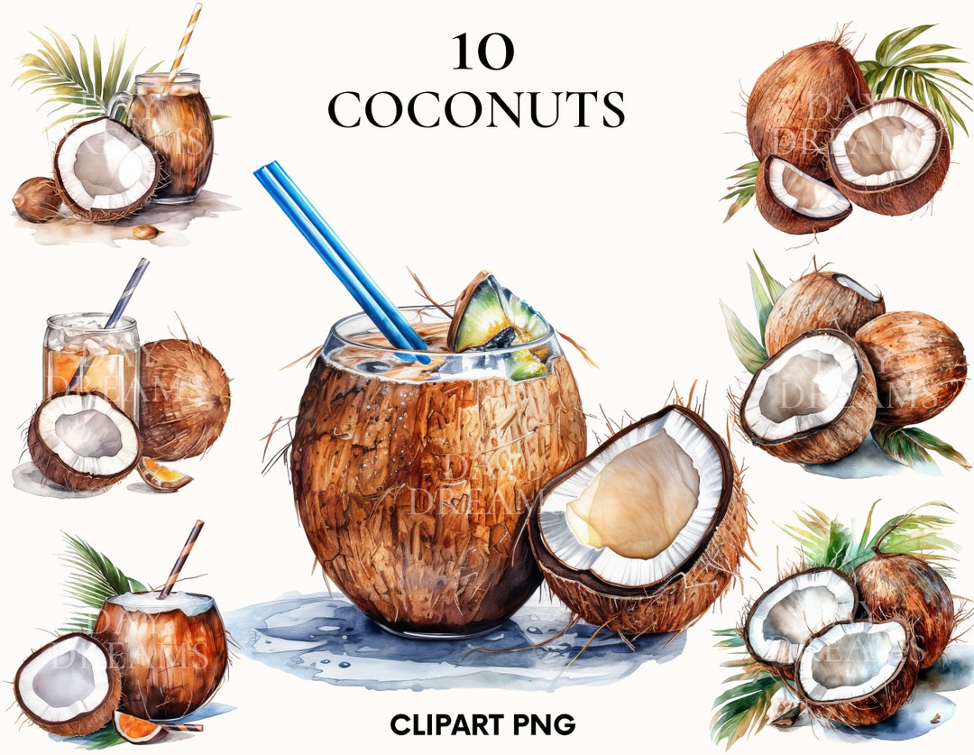 Watercolor Cocktails Clipart, Drinks Clipart Bundle, Summer Clipart ...