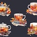 Watercolor Tea Cup Clipart Tea Party Clipart Bundle Cute - Etsy