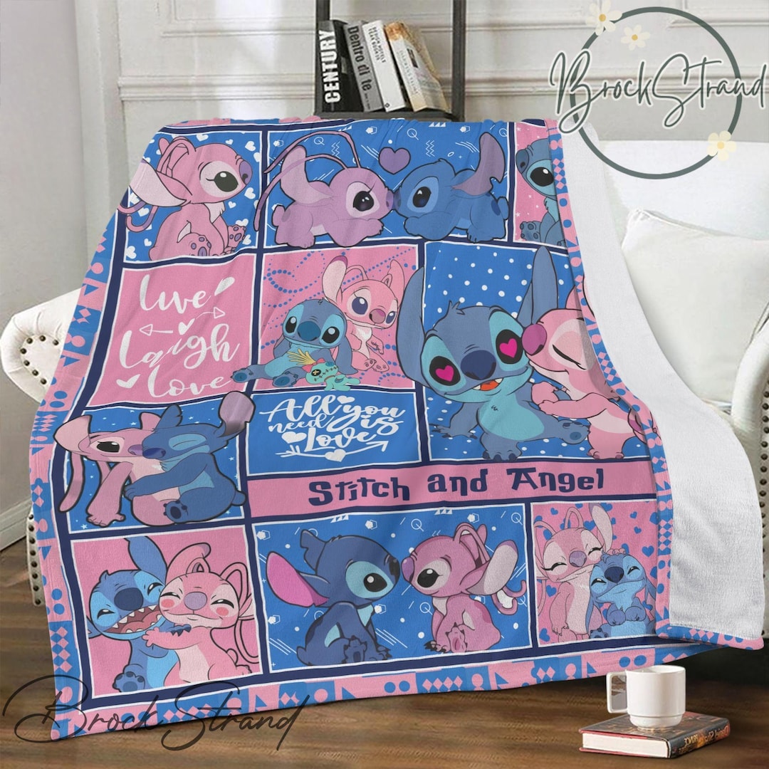 Disney Lilo and Stitch Personalized Blanket, Lilo and Stitch Soft Cozy ...