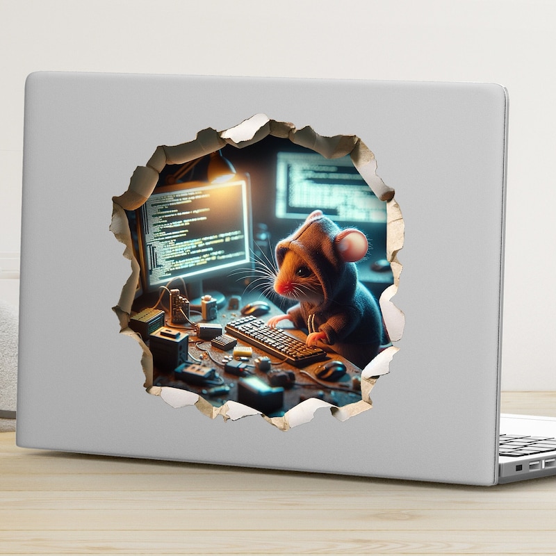 Mouse Wall Decal - Etsy