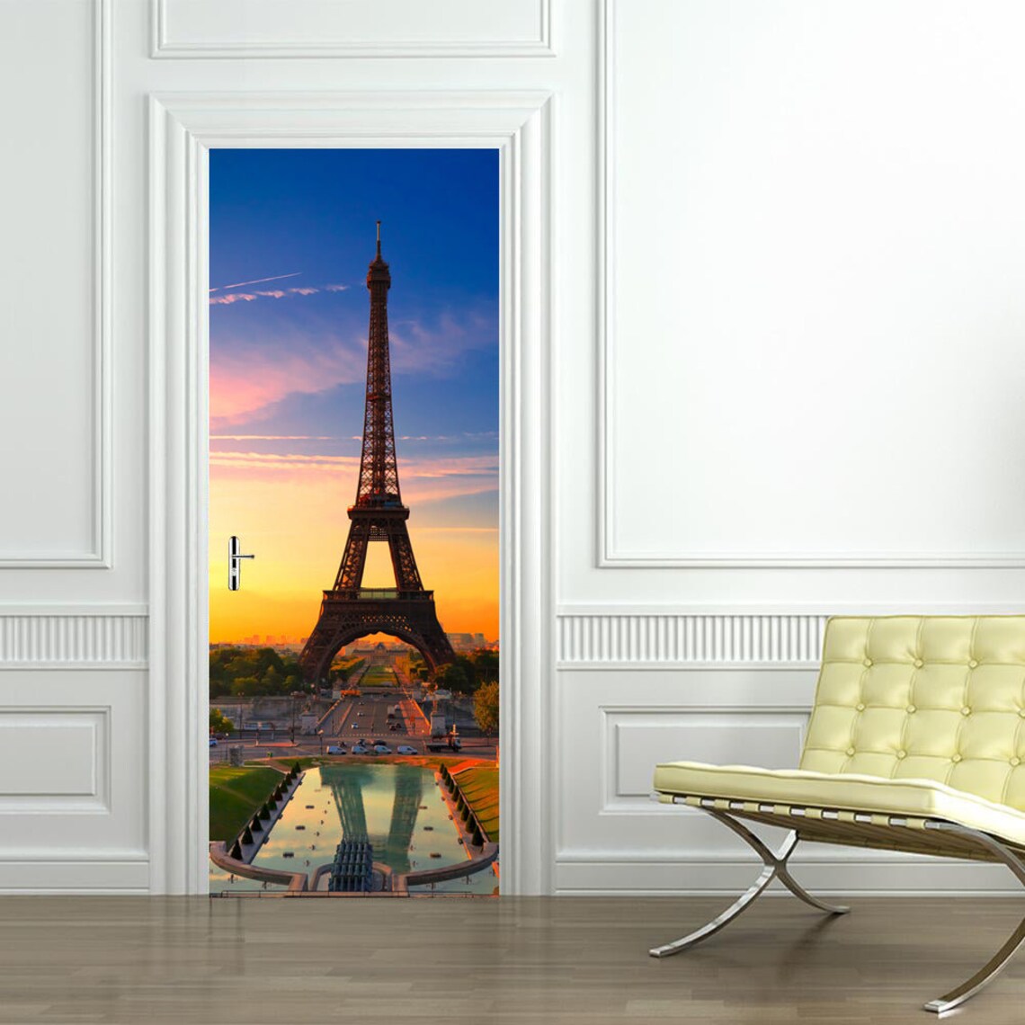 Tower Door Wallpaper Decal Removable Sticker Personalized Name D41 - Etsy