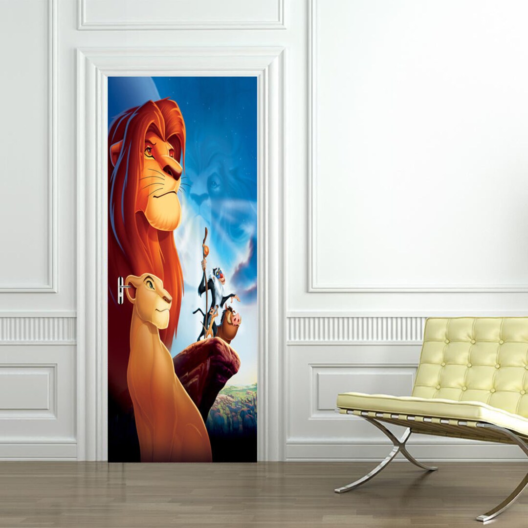Kids Popular Characters Door Wallpaper Decal Kids Room Wall/door Art ...